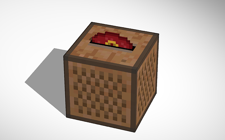 3D design Minecraft Jukebox | Tinkercad