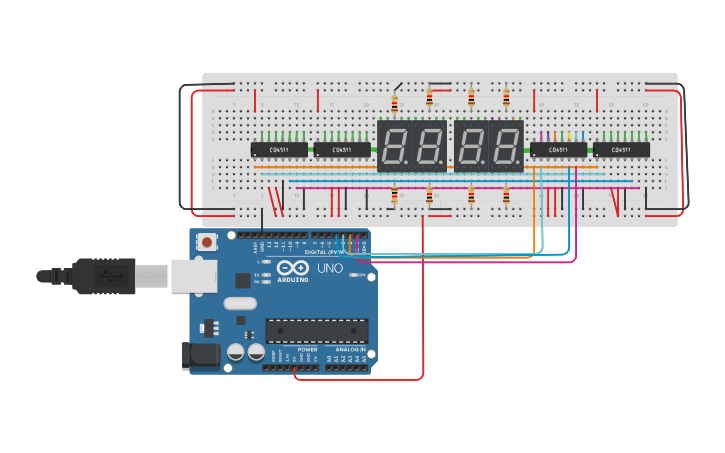Circuit Design Cd4511arduino Tinkercad 