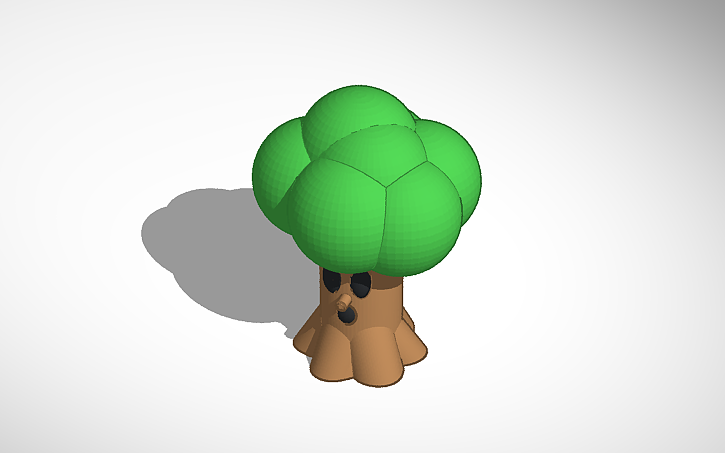 3D design Kirby Tree | Tinkercad