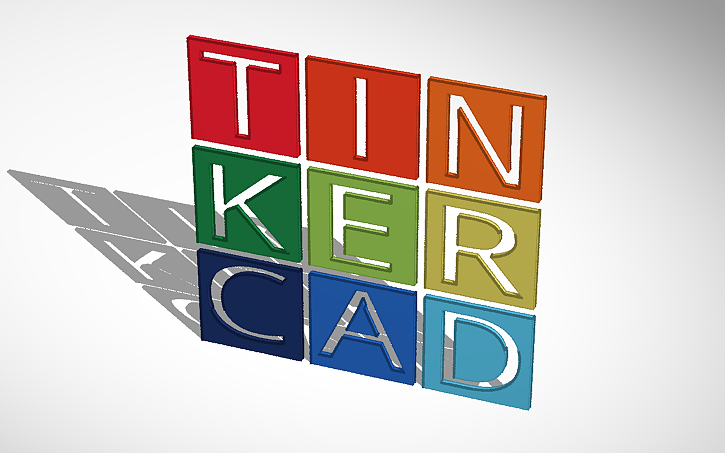 3D design Tinkercad logo | Tinkercad