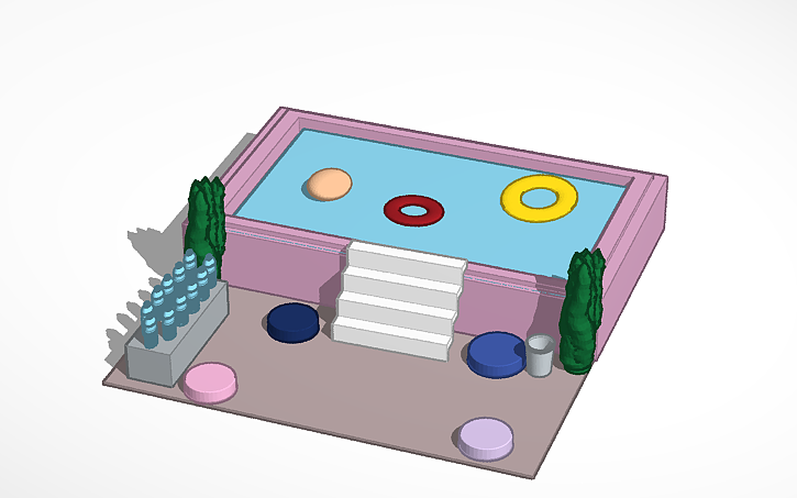 3D design Litlee pool