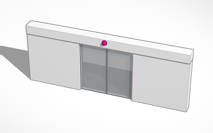3D design Puerta automatica sensor PIR | Tinkercad