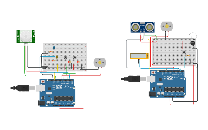 Circuit design Copy of encender y apagar un LED utilizando un botón pulsador | Tinkercad
