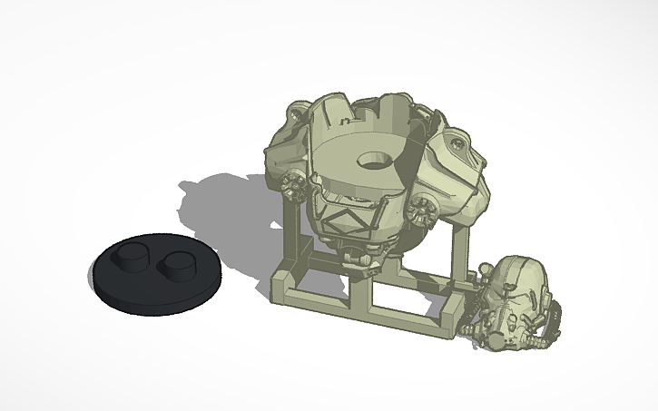 3D design lego fallout t-60 | Tinkercad