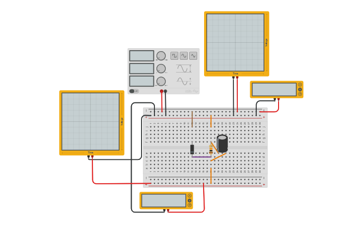 Circuit Design Rangkaian Penyearah Setengah Gelombang Dengan Kapasitor