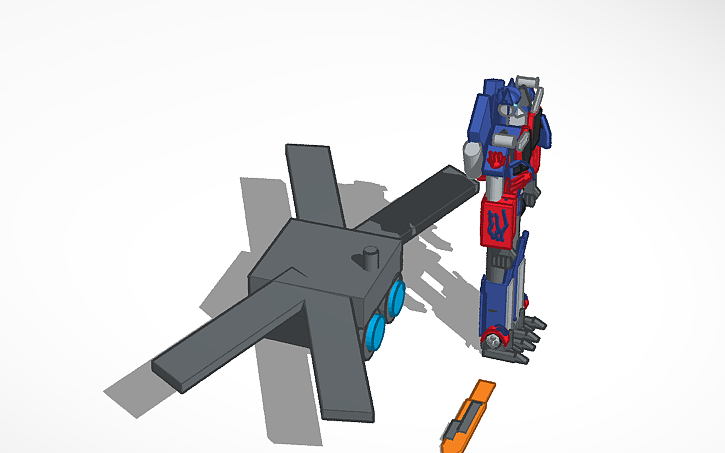 3D design transformers dark of the moon optimus prime jetpack | Tinkercad