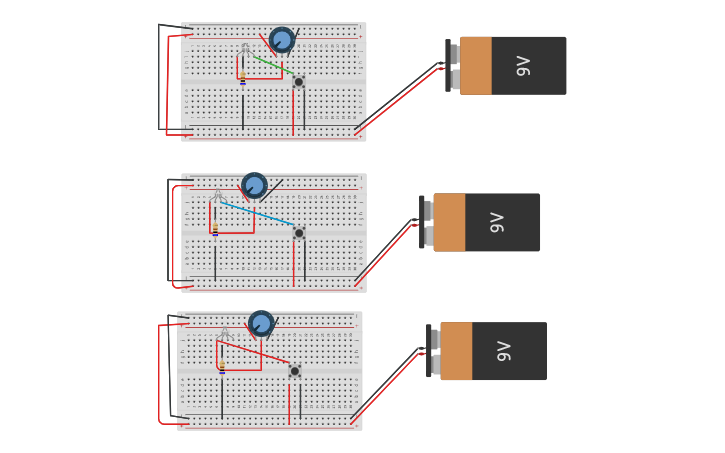 Circuit design conexión de led RGB | Tinkercad