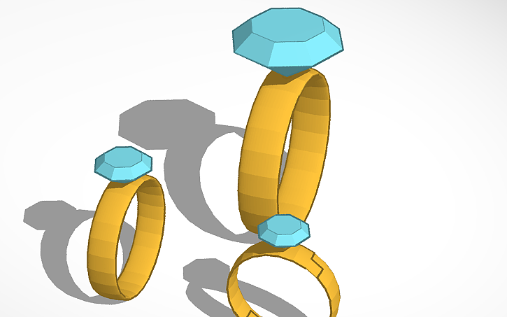 3D design Rings | Tinkercad