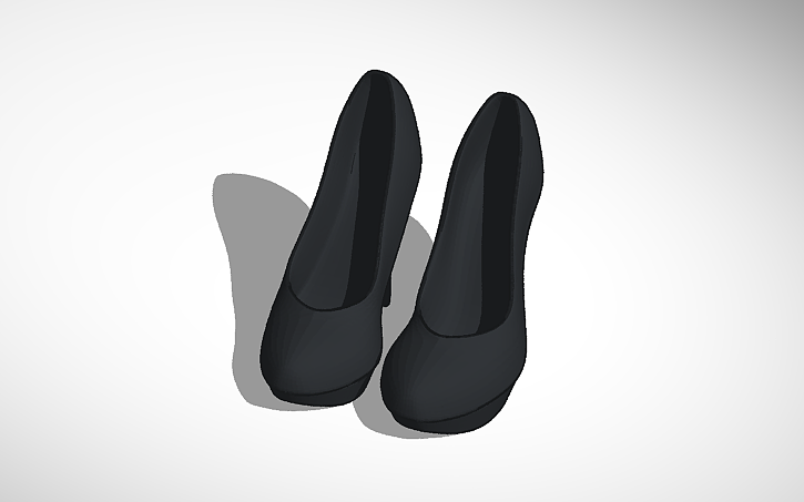 3D design simple heel shoe design | Tinkercad