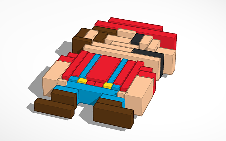 3D design Mario Bros | Tinkercad