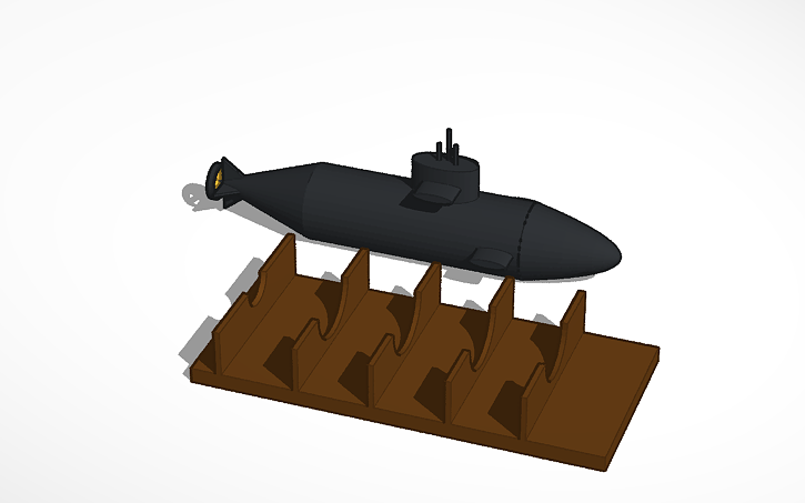 3D design Los Angeles class Submarine | Tinkercad