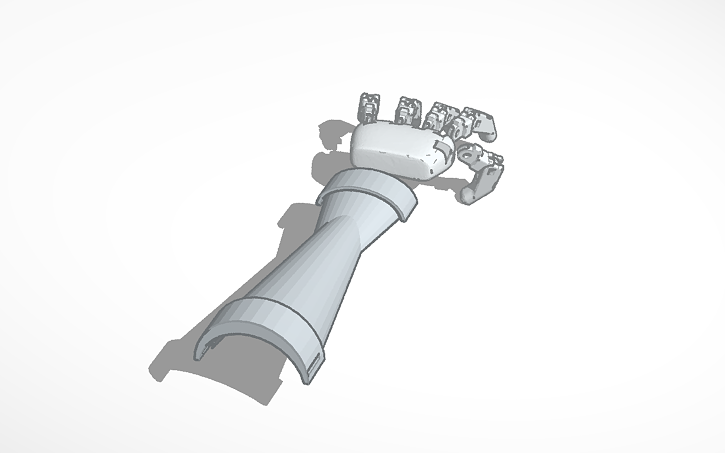 3D design Prosthetic Hand | Tinkercad
