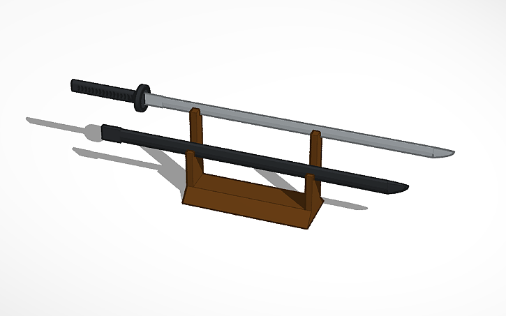 3D design katana | Tinkercad