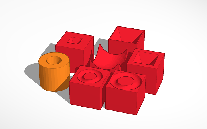 3D design Texture Stamps Clay | Tinkercad