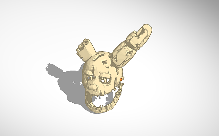 3D design springtrap mask with srpinglocs | Tinkercad