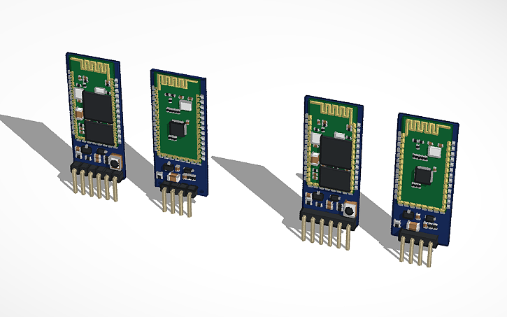 3D design Bluetooth HC-05 & HC-06 | Tinkercad
