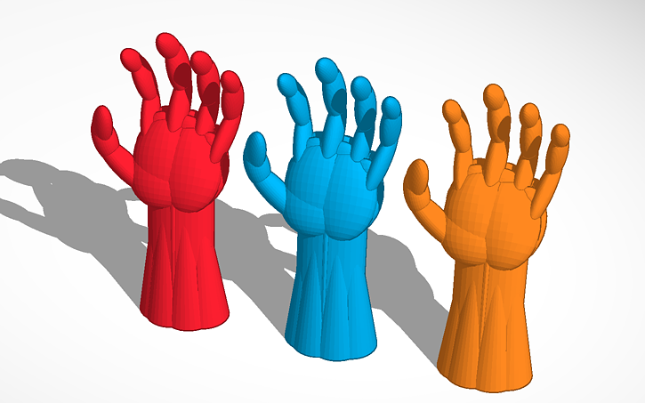 3D design Hand | Tinkercad