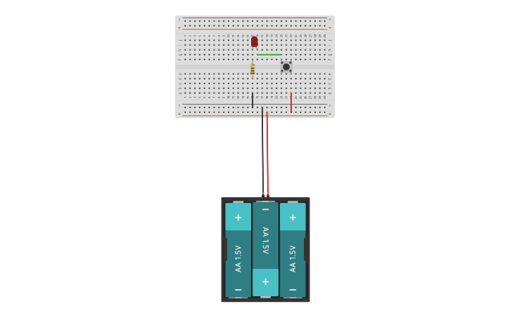 Circuit Design Circuito 4b Un Led Con Pulsador Tinkercad