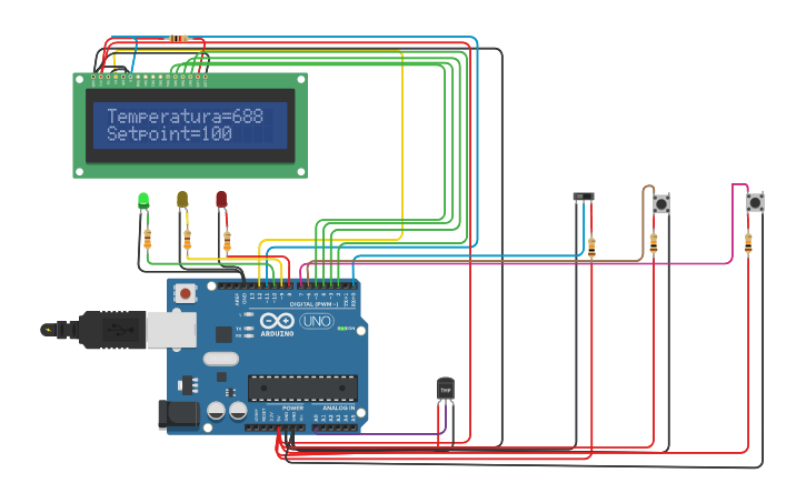 Circuit design controlador de temperatura 16/04 | Tinkercad