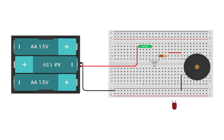 Circuit design Tilt Sensor | Tinkercad