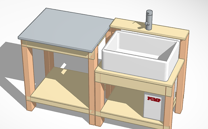 3D design Studio Basin Cabinet | Tinkercad