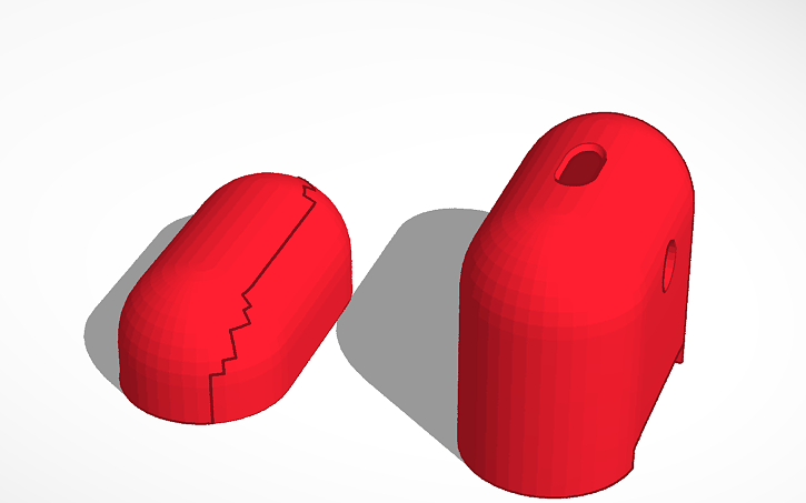 3D design 4th try airpod case aidan | Tinkercad