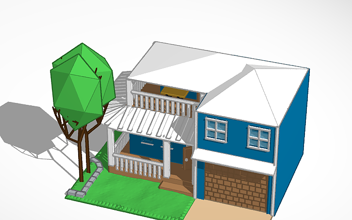 3D design A nice House | Tinkercad