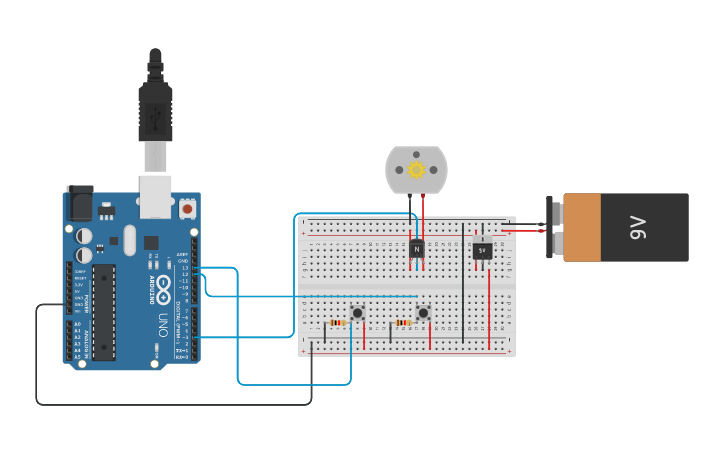 Circuit Design Motor Dc With Encoder Controller Tinkercad Images