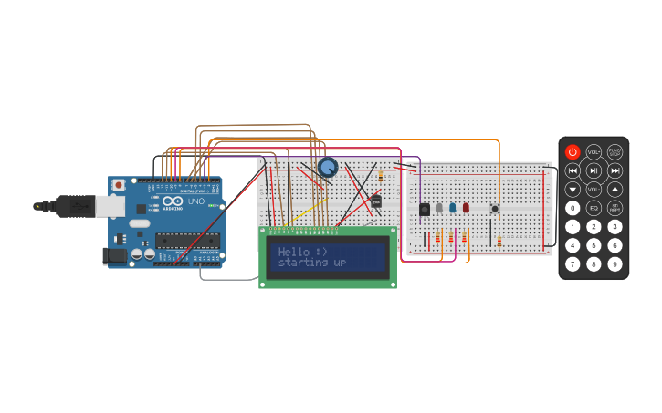 Circuit design Smart Home System Final- Group 14 | Tinkercad