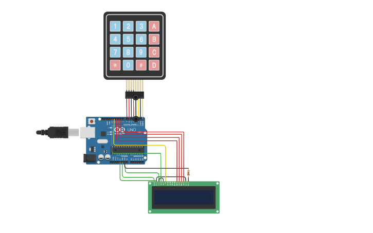 Circuit Design Calculator Using Arduino Keypad And Lcd Tinkercad