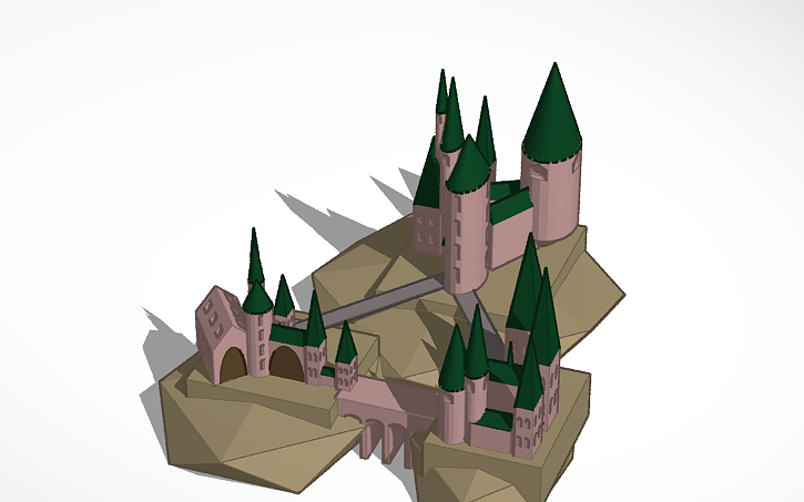 3D design Hogwarts | Tinkercad