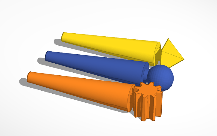 3D design Cribbage peg | Tinkercad