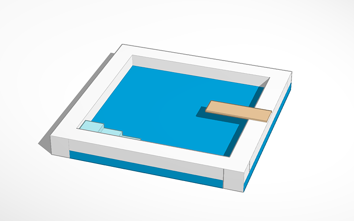 3D design Swimming Pool | Tinkercad