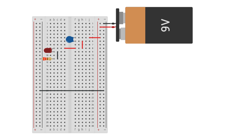 Circuit design Capacitor | Tinkercad