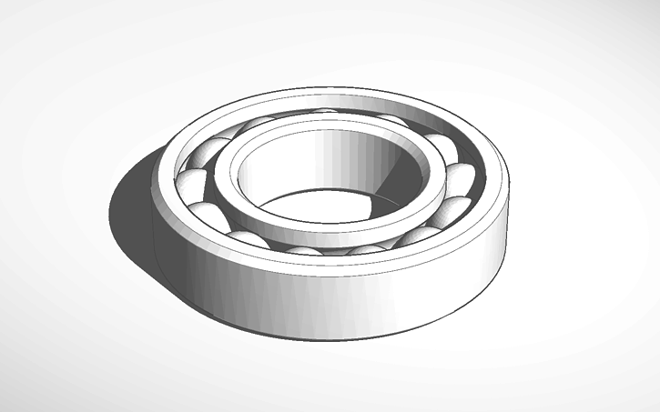 3D design Large Print-In-Place Ball Bearing | Tinkercad