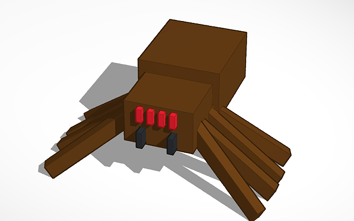 3D design spider | Tinkercad
