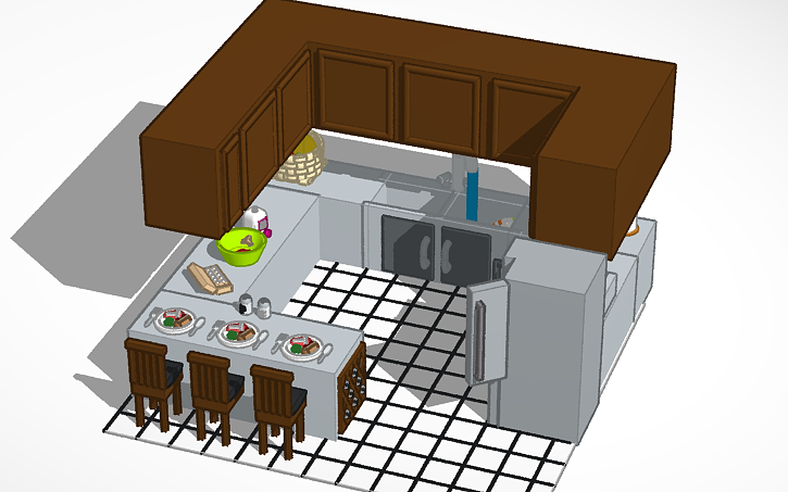 3D design Kitchen | Tinkercad