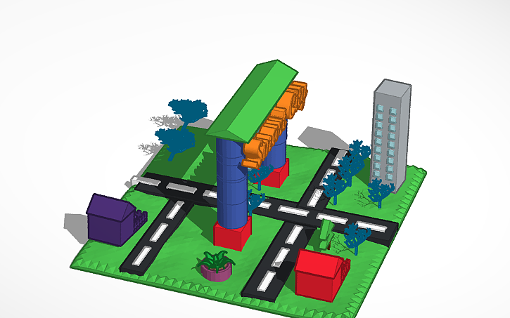 3D design Smart City... | Tinkercad