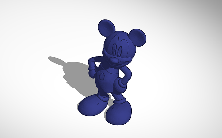 3D design mickey mouse | Tinkercad