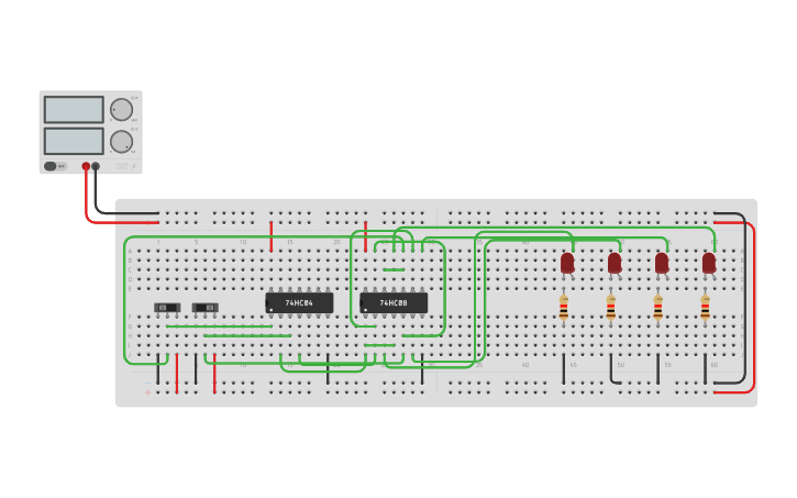 Circuit Design 24 Decoder Circuitb219051 Tinkercad