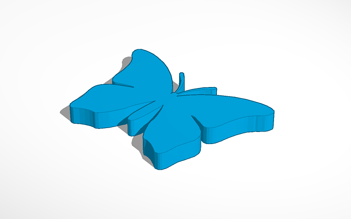 3D design Awesome Butterfly | Tinkercad