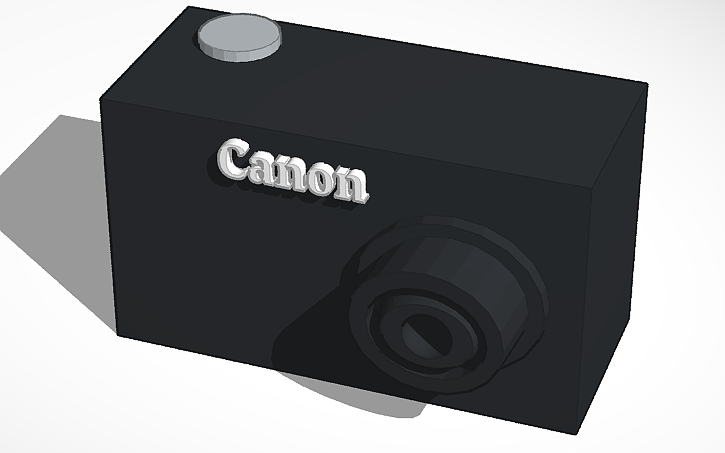 3D design Canon Camera | Tinkercad