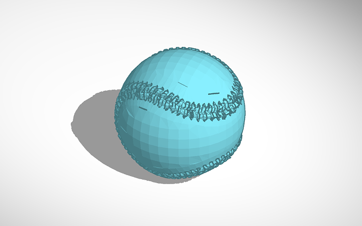 3D design Softball | Tinkercad