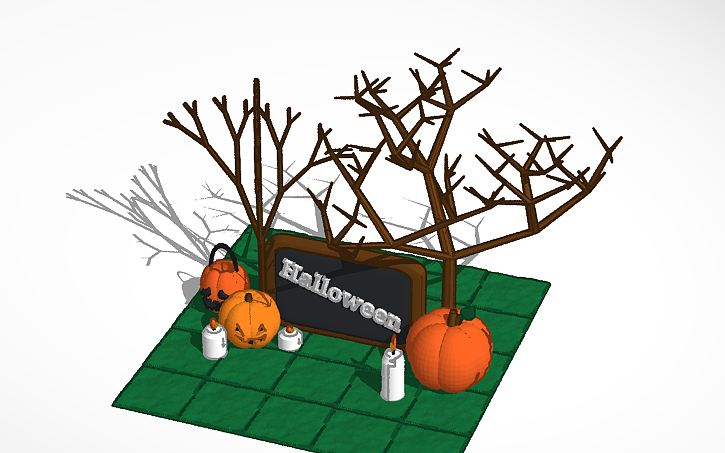3D design HALLOWEEN | Tinkercad