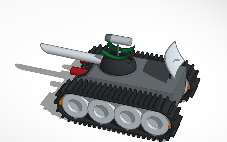 3D design Tank | Tinkercad