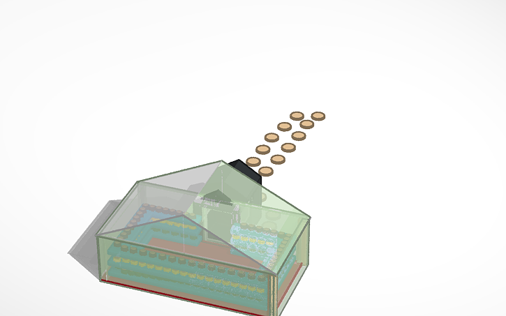 3D design GREENHOUSE | Tinkercad