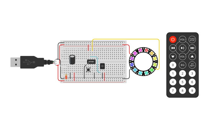 Circuit Design Tinkertour Breadboard Circuit Tinkercad