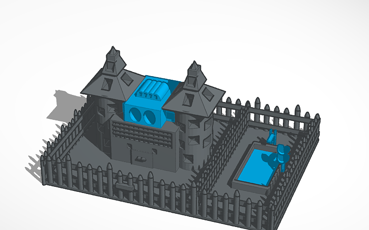 3D design Haunted House | Tinkercad