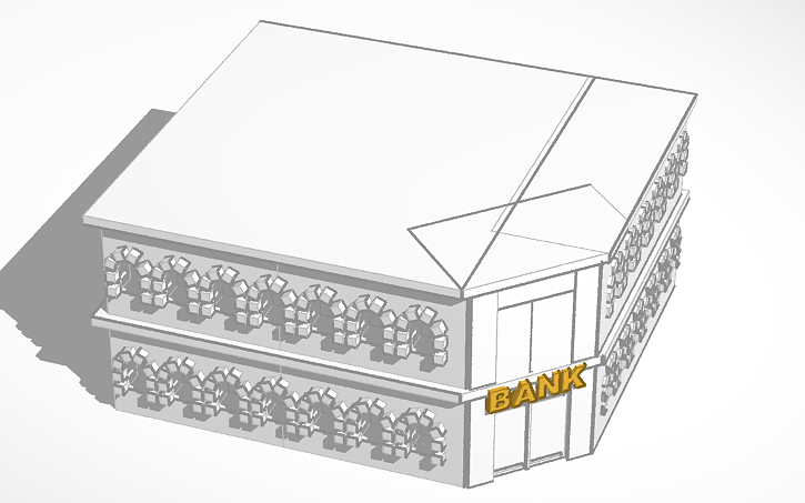 3D design Bank hand made | Tinkercad