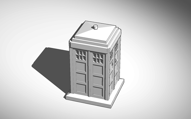 3D design TARDIS | Tinkercad